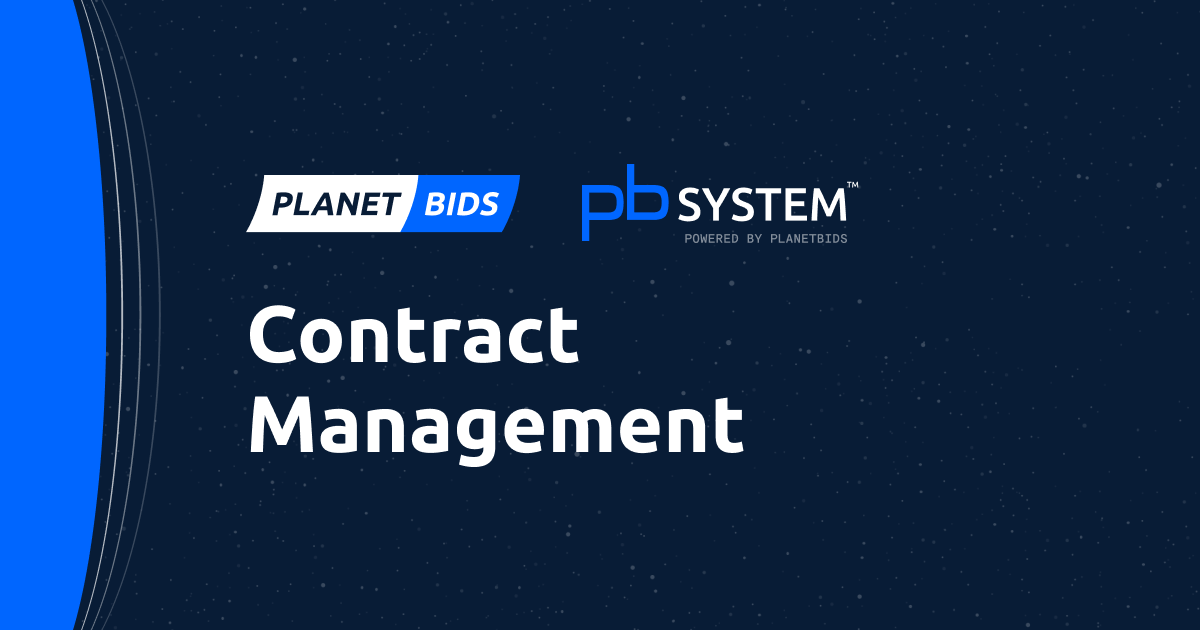 Contracts | PlanetBids