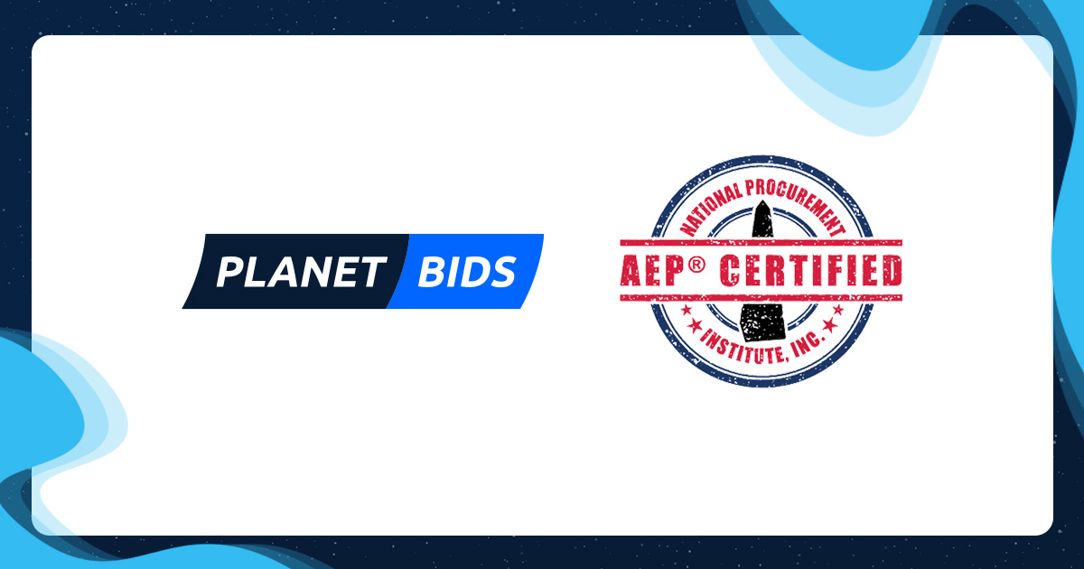 PlanetBids Named AEP® eProcurement Certified Platform for 2025